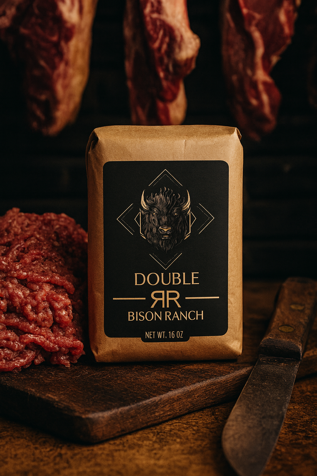 100% Grass Fed Ground Bison (1 lb) – Double R Bison Ranch